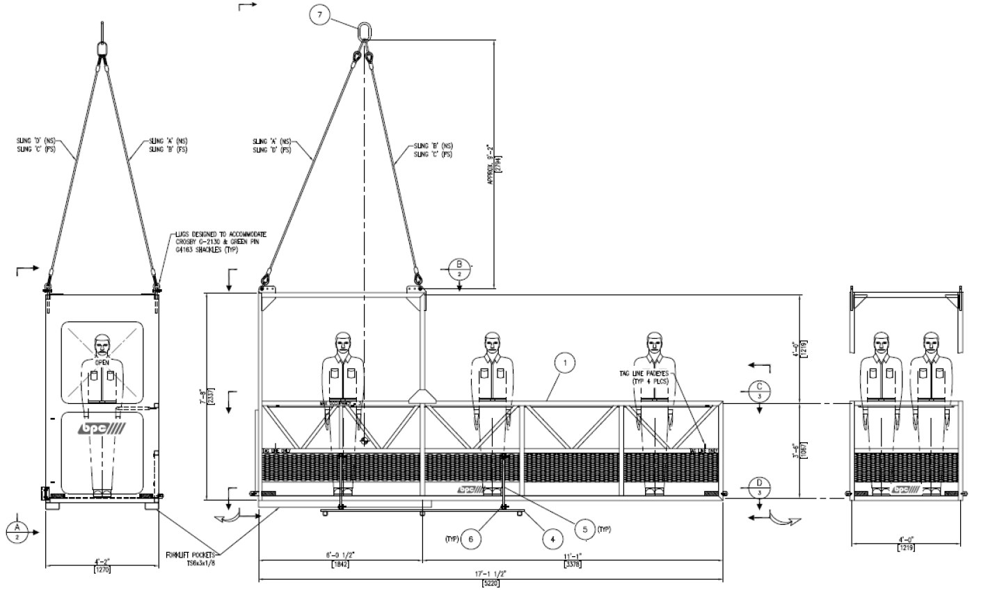Cantilever Work Basket - Billy Pugh